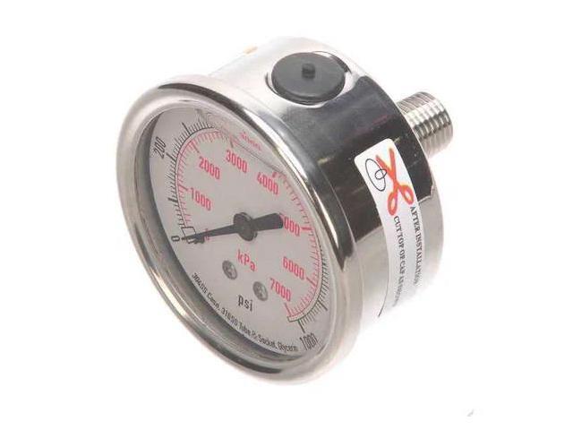 Click here for ZORO SELECT 4CFU3 Commercial Pressure Gauge  0 to... prices