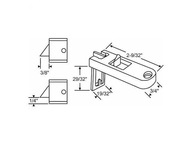Click here for ZORO SELECT 83-607BA-1 Slide Latch Tilt Window 2-9... prices