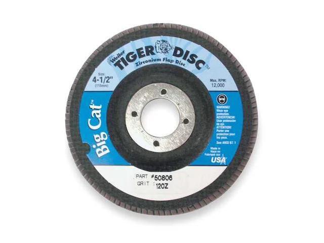 Click here for WEILER 96177 Arbor Mount Flap Disc 4-1/2in 120 Fin... prices