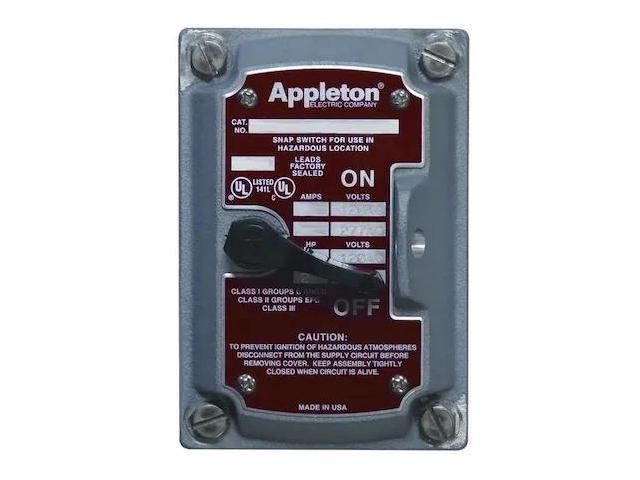 Click here for APPLETON ELECTRIC EDSK-MC3 Motor Switch 30A 600V 3... prices