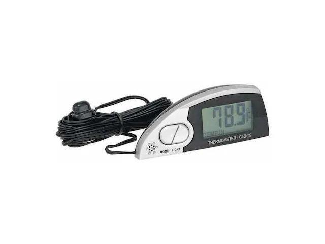 Click here for BELL 37035-8 In/Out Thermometer/Clock  Lighted  Si... prices