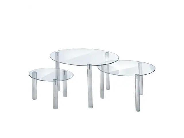 Click here for AZAR DISPLAYS 515305 3-Piece Acrylic Large Round R... prices