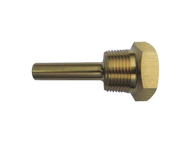 Click here for ZORO SELECT 24C469 Bimetal Thermowell Brass 1/2 NP... prices