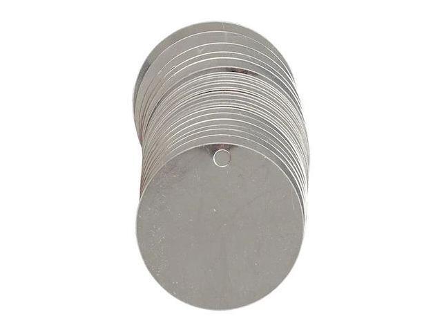 Click here for BRADY 44402 Blk Tag 2 x 2 In Stl Sst Rnd PK25 prices