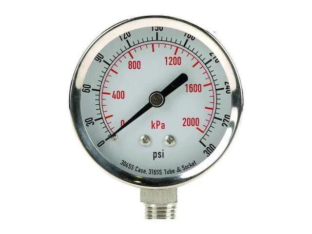 Click here for ZORO SELECT 4FMN6 Commercial Pressure Gauge  0 to... prices
