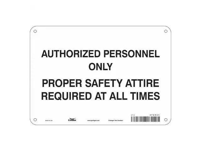 Click here for CONDOR 472H03 Safety Sign  7 in Height  10 in Widt... prices