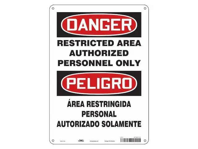 Click here for CONDOR 472T12 Safety Sign  14 in Height  10 in Wid... prices