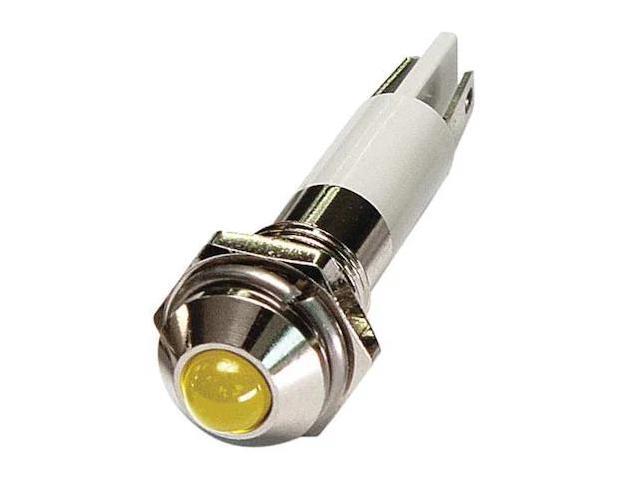 Click here for ZORO SELECT 24M046 Round Indicator Light Yellow 24... prices