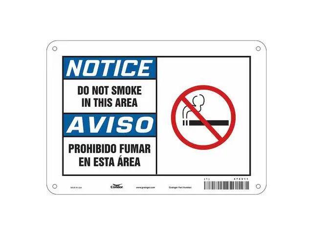 Click here for CONDOR 474V11 Safety Sign  7 H  10 W  Vertical Rec... prices