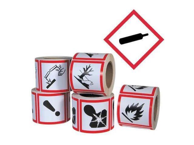 Click here for GHS SAFETY GHS1258 Pictogram Label Gas Cylinder PK... prices