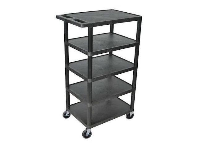Click here for ZORO SELECT BC50-B Utility Cart with Lipped Plasti... prices