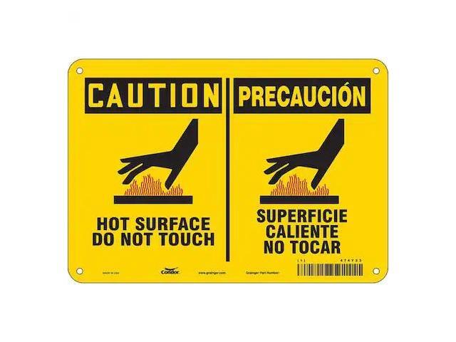 Click here for CONDOR 474Y23 Danger Sign  7 in H  10 in W  Alumin... prices