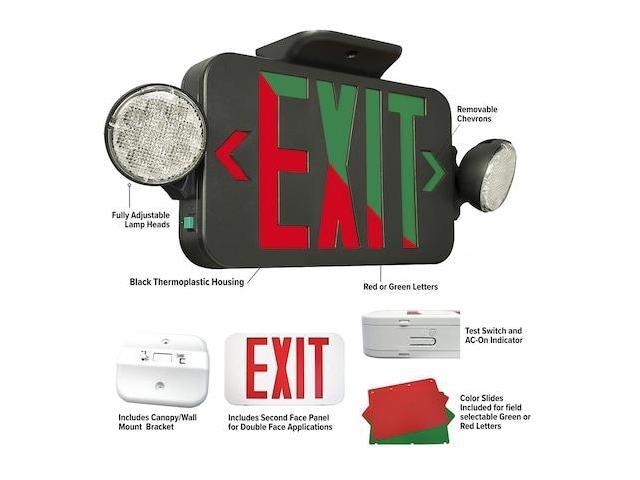 Click here for COMPASS CCRGB LED Exit Sign / Emergency Light Comb... prices