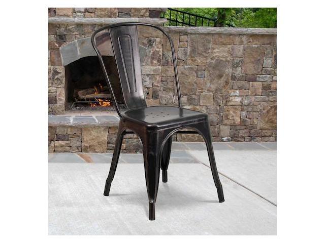 Click here for FLASH FURNITURE 4-CH-31230-BQ-GG Black-Antique Gol... prices