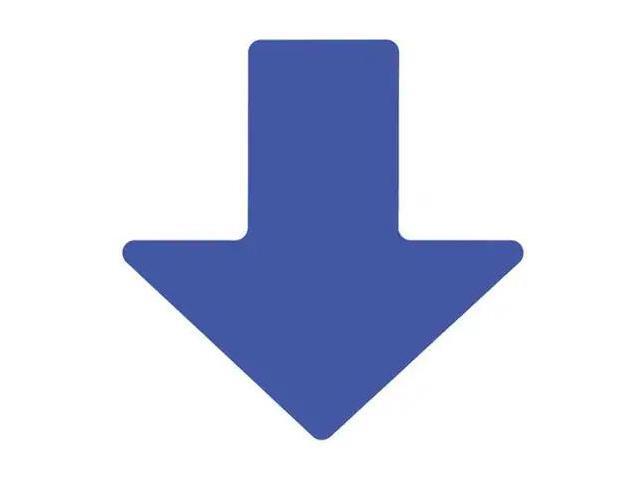 Click here for BRADY 104414 Floor Marking Tape Arrow 2InW Blue PK... prices