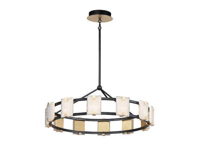 Click here for MAXIM 39536CYBKGL Radiant 12-Light 34.75 Wide Blac... prices