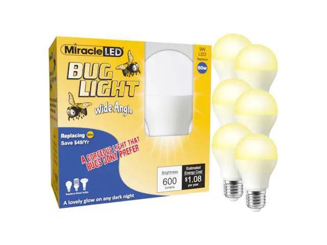 Click here for MIRACLE LED 602171 Bug Light Wide Angle Yellow Amb... prices