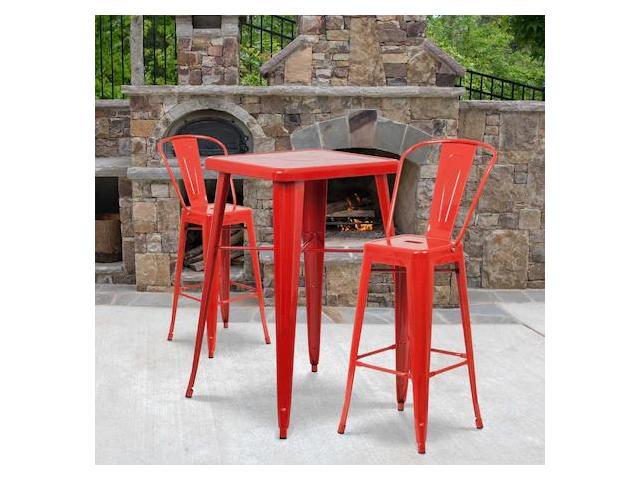 Click here for Flash Furniture Commercial Grade 30 High Red Metal... prices