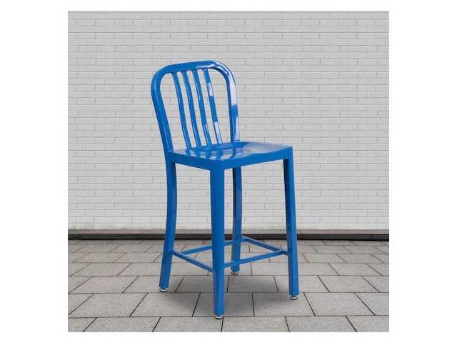Click here for Flash Furniture 24 High Blue Metal Indoor-Outdoor... prices