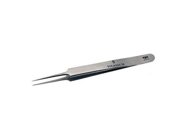 Click here for AVEN 18062TT Precision Tweezer  Titanium  4-1/2 In prices