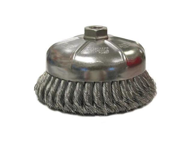 Click here for WEILER 12866 6 Single Row Knot Wire Cup Brush .035... prices