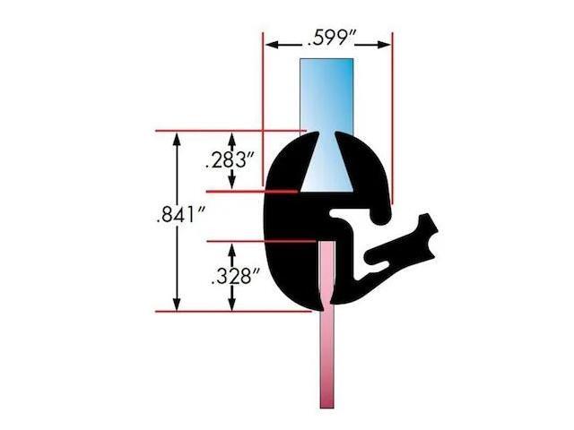 Click here for FAIRCHILD INDUSTRIES 0681-25 One Piece Rubber Glas... prices
