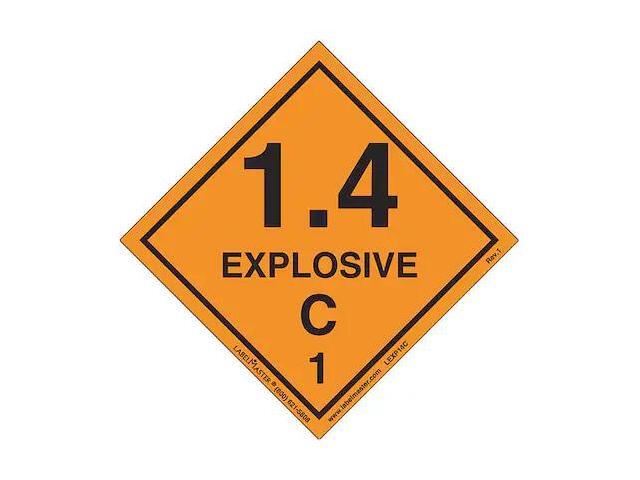 Click here for LABELMASTER LEXP14C Explosive 1.4 C Label Paper PK... prices