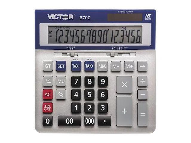 Click here for Victor 6700 Large Desktop Calculator 16-Digit LCD prices