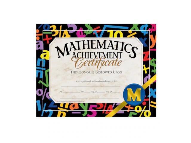 Click here for HAYES VA581-5 Mathematics Achievment Certificates... prices