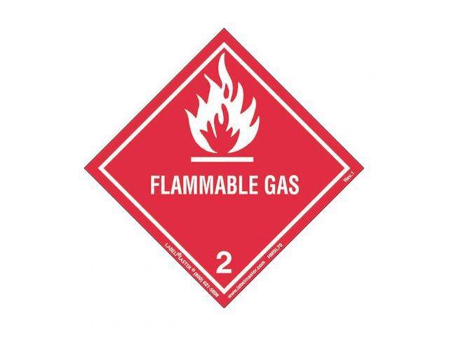 Click here for LABELMASTER HMSL70S Flammable Gas Label Worded PK2... prices