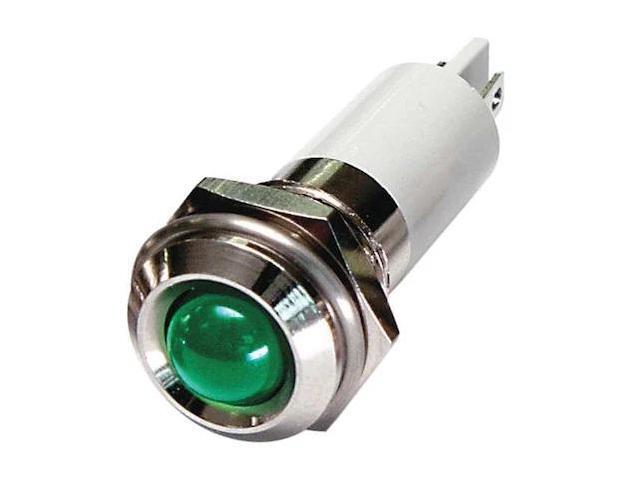 Click here for ZORO SELECT 24M111 Round Indicator Light Green 12V... prices