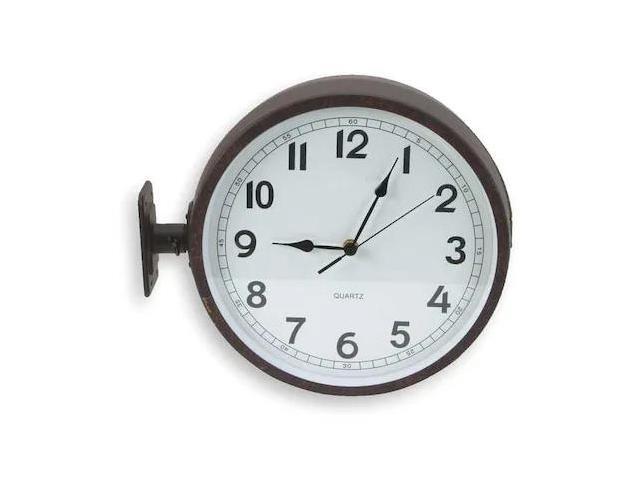 Click here for ZORO SELECT 2CHY5 11-5/8 Analog Quartz Double Side... prices