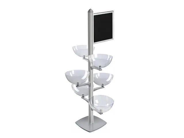 Click here for AZAR DISPLAYS 300298-SLV Sky Tower Bowl Display W/... prices