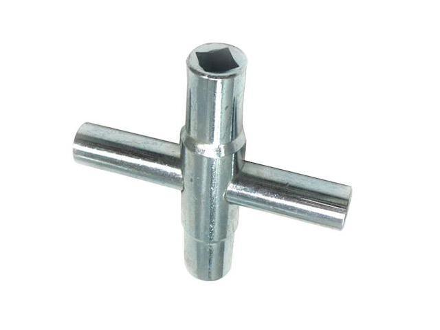 Click here for ZORO SELECT 34A523 Four Way Steel Water Key prices