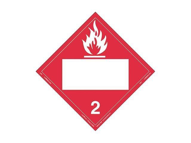 Click here for LABELMASTER ZVP8 Flammable Gas Placard Blank PK25 prices