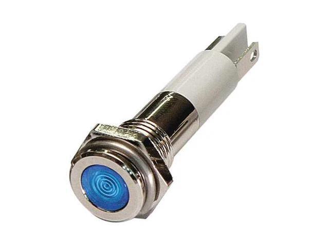 Click here for ZORO SELECT 24M073 Flat Indicator Light  Blue  120... prices