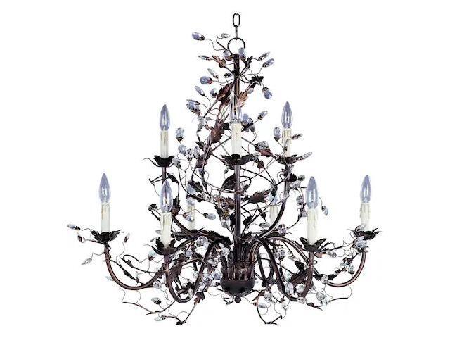 Click here for MAXIM 2852OI Elegante 9-Light 29 Wide Oil Rubbed B... prices