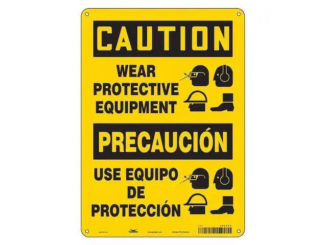 Click here for CONDOR 466P55 Safety Sign  14 in Height  10 in Wid... prices