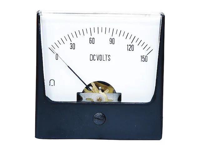 Click here for ZORO SELECT 12G445 Analog Panel Meter DC Voltage 0... prices
