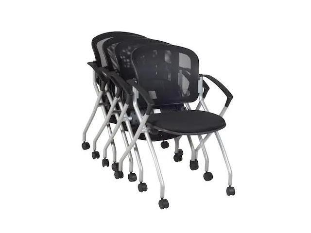 Click here for REGENCY 2309BK4PK Desk Chair  Fabric  18 Height  F... prices