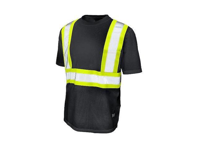 Click here for TOUGH DUCK S39211 Large Hi-Vis T-Shirt  Black prices