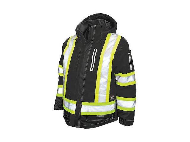 Click here for TOUGH DUCK S18711 Mens Hi-Vis 4-in-1 Safety Jacket... prices