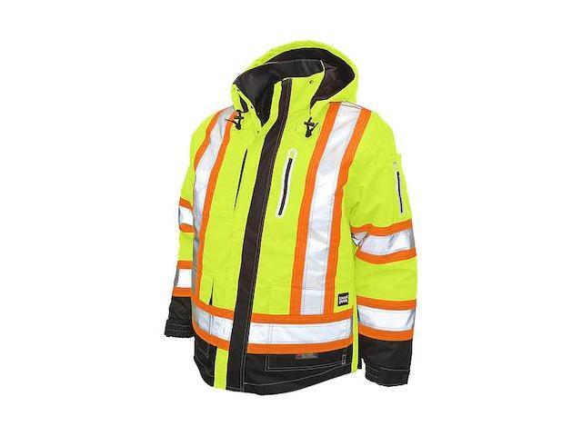 Click here for TOUGH DUCK S18711 Mens Hi-Vis 4-in-1 Safety Jacket... prices
