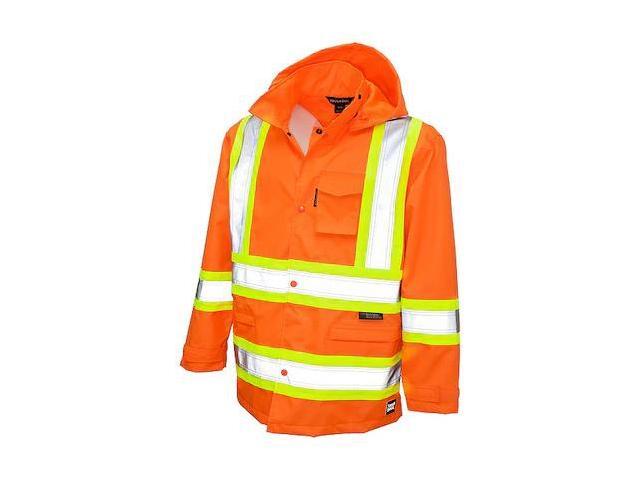 Click here for TOUGH DUCK S37211 Rain Jacket  Polyester  Polyuret... prices