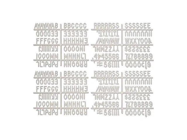 Click here for ZORO SELECT UV52305 Letter Box Set 1 In. prices