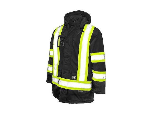 Click here for TOUGH DUCK S17621 Mens Hi-Vis Safety Parka  300D P... prices
