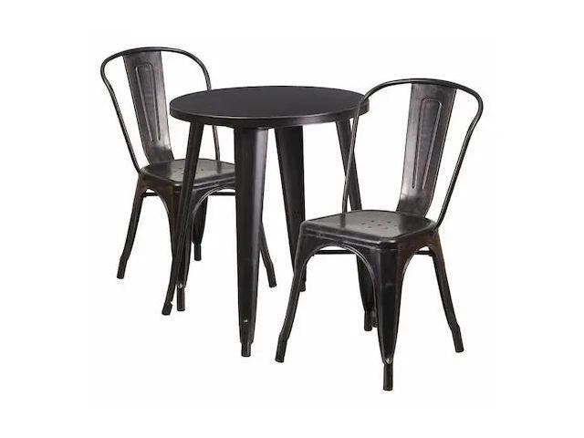 Click here for Flash Furniture Napoleon Indoor-Outdoor 24 Round T... prices