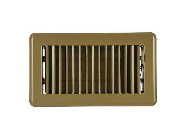Click here for ZORO SELECT 4MJE2 8 x 4 Brown Floor Register prices