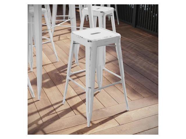 Click here for Commercial Grade 30 High Backless Distressed White... prices