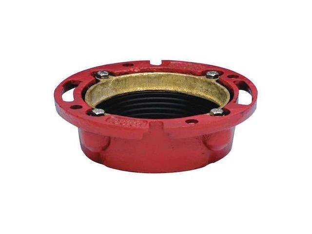 Click here for OATEY 42255 Toilet Flange  Red  Cast Iron  4 prices